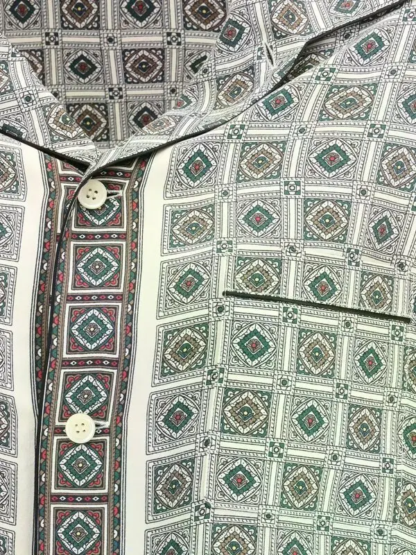 Loro Piana Geometric-print Silk Shirt