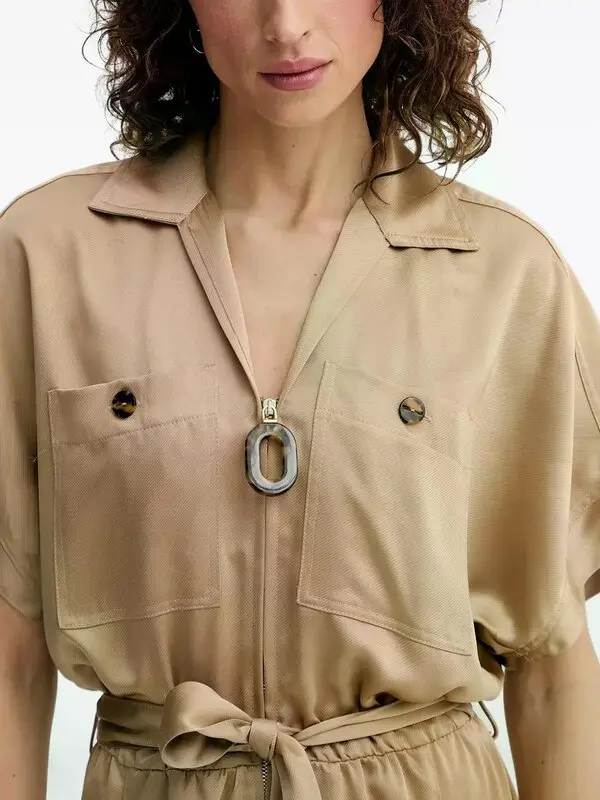 SIMONA CORSELLINI Belted Jumpsuit
