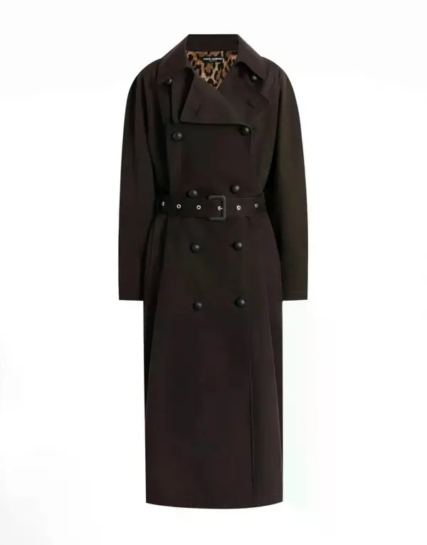 Dolce & Gabbana Double-breasted Belted Coat