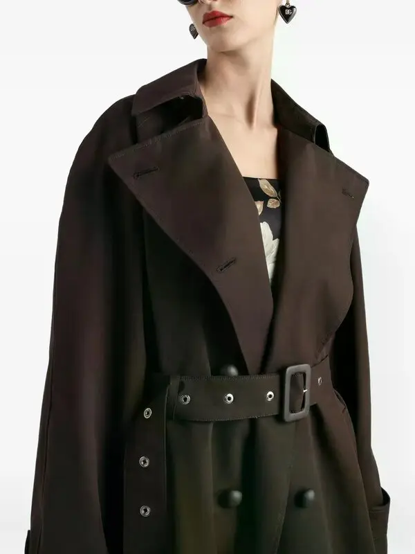 Dolce & Gabbana Double-breasted Belted Coat