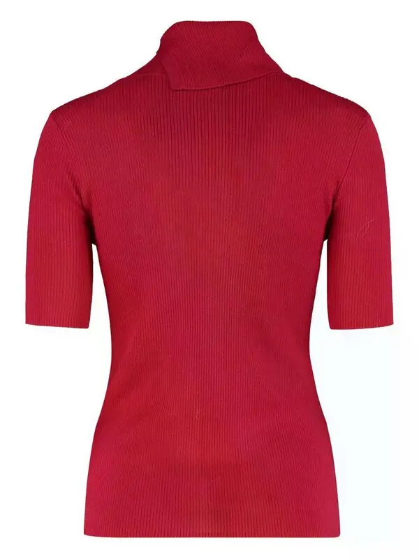 P.a.r.o.s.h Ribbed Wool Turtleneck Sweater