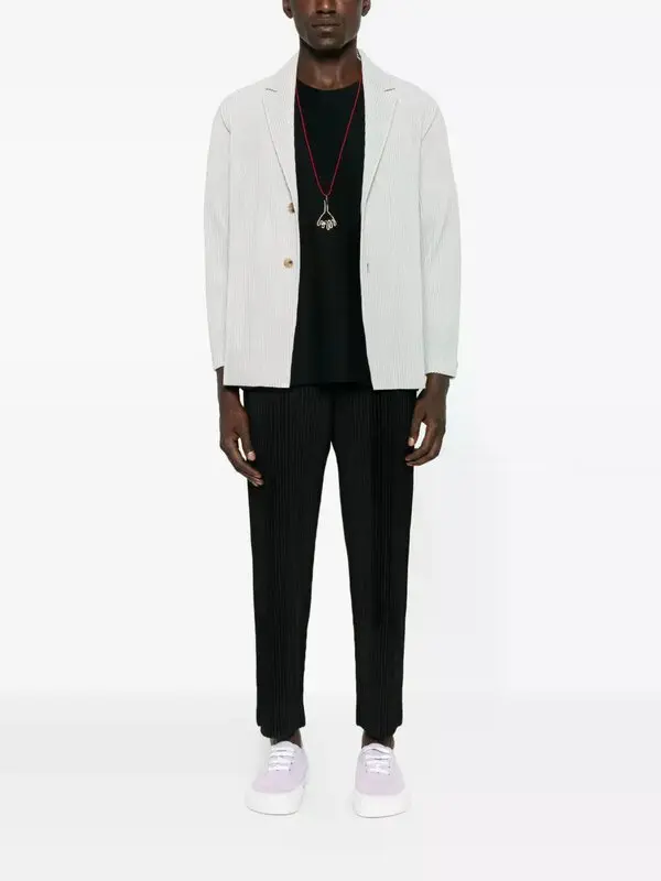 Issey Miyake Pleated Button Blazer