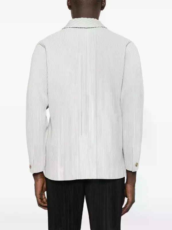 Issey Miyake Pleated Button Blazer
