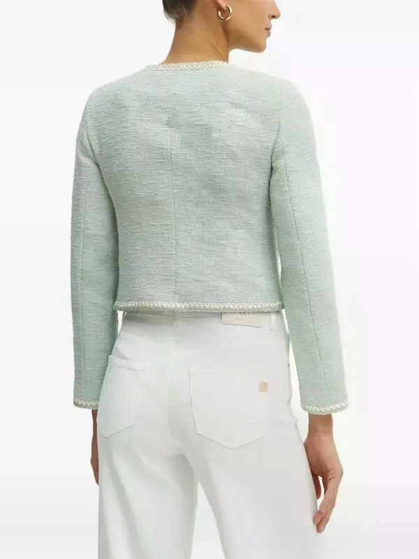 Luisa Spagnoli Tweed Embellished Jacket