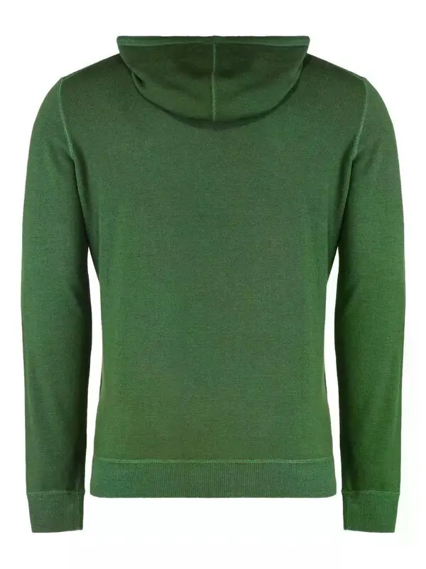 MOORER Hooded Sweater - Green