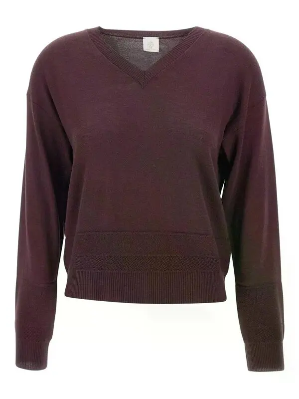 Eleventy V-neck Wool Sweater