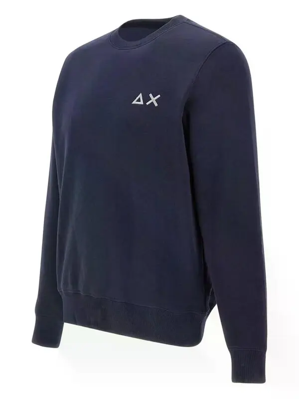 SUN 68 Embroidered Logo Sweatshirt - Blue