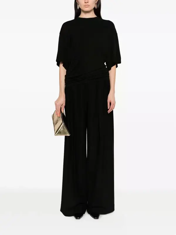 Christopher Esber Draped-detail Short-sleeve T-shirt