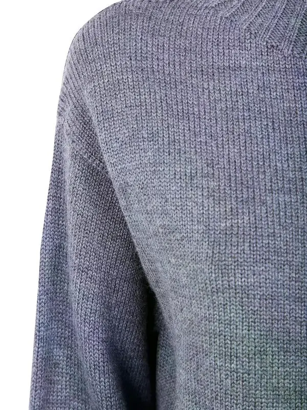 DRUMOHR Round-neck Wool Sweater - Grey