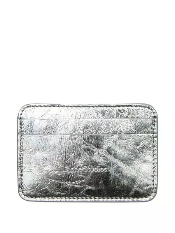Acne Studios Metallic Leather Cardholder