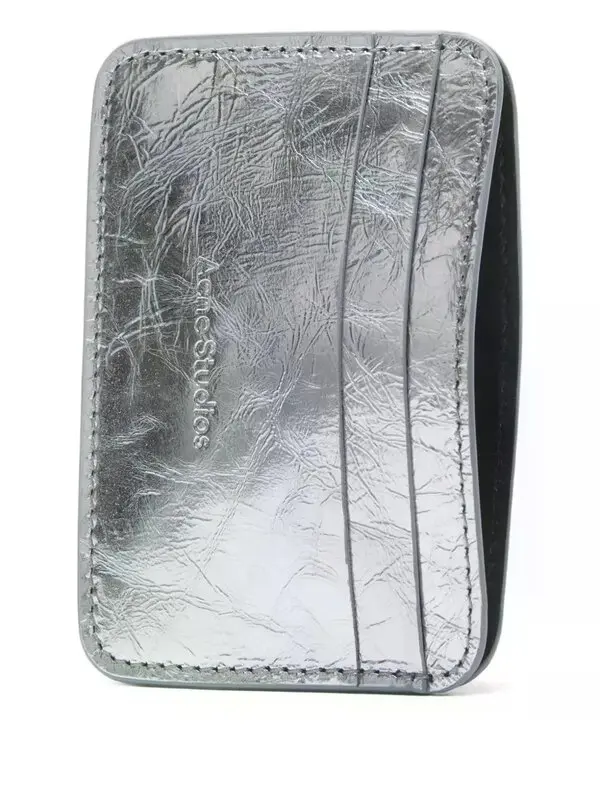 Acne Studios Metallic Leather Cardholder