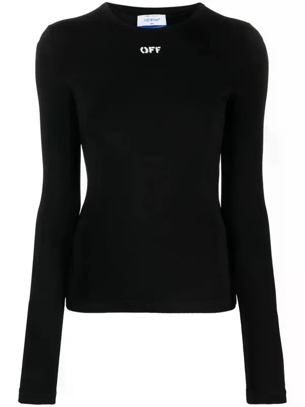 Off-White Stretch-jersey Top
