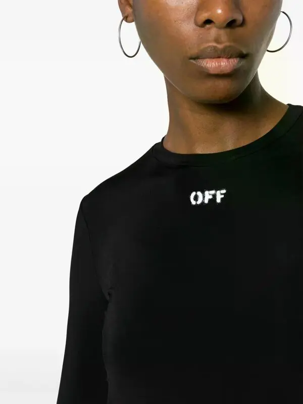 Off-White Stretch-jersey Top