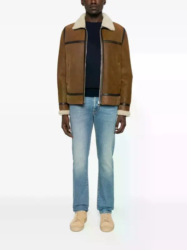 DANIELE FIESOLI Round-neck Merino-cashmere Blend Sweater