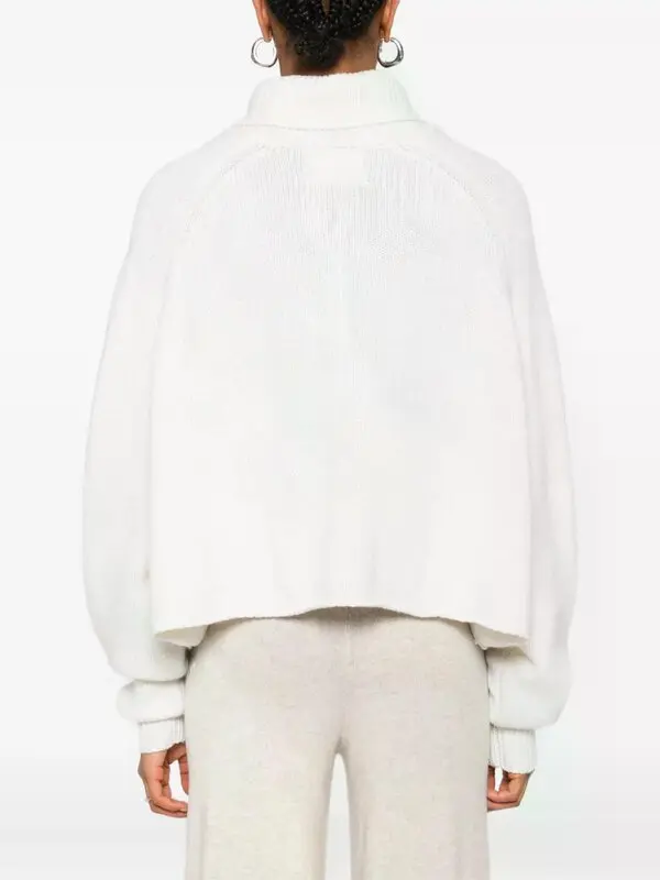 LISA YANG Turtleneck Cropped Sweater