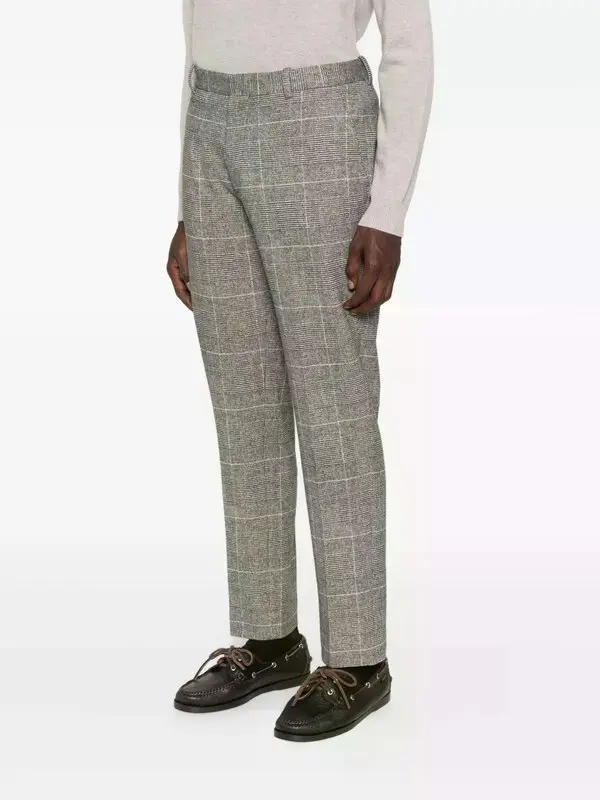CIRCOLO 1901 Check Pattern Cotton-blend Trousers