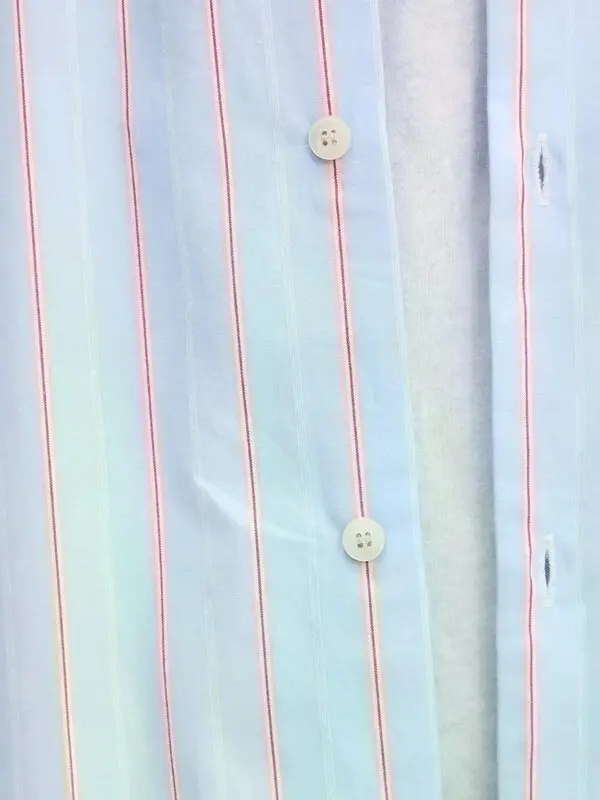 WON HUNDRED Stripe-pattern Shirt - Blue