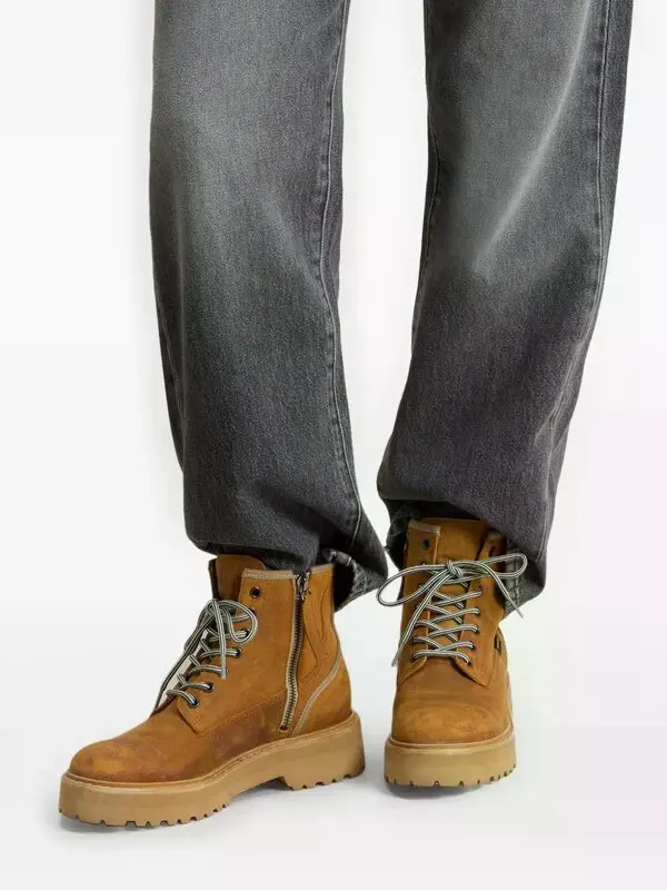 Woolrich Lace-up Platform Boots - Brown