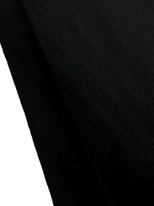 BOSS Logo-patch Wool Scarf