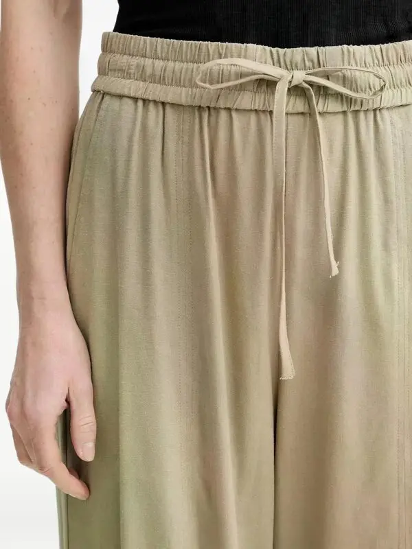 GESTUZ Elastic-waist Wide-leg Trousers