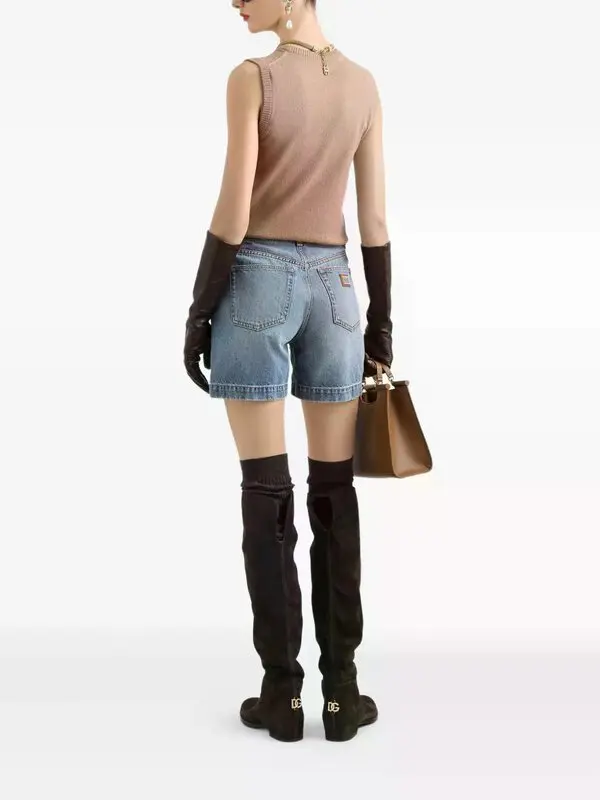 Dolce & Gabbana Cashmere Sleeveless Top - Brown