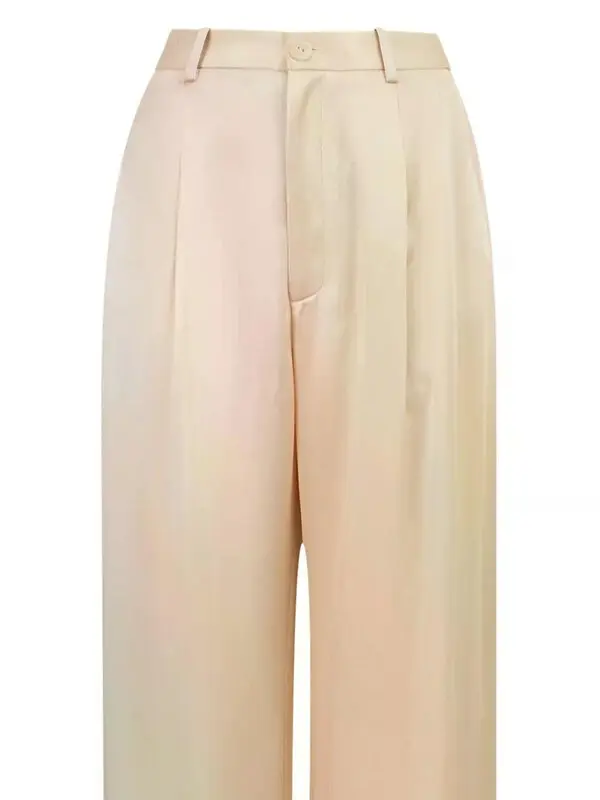 Lapointe Pleated Straight Trousers