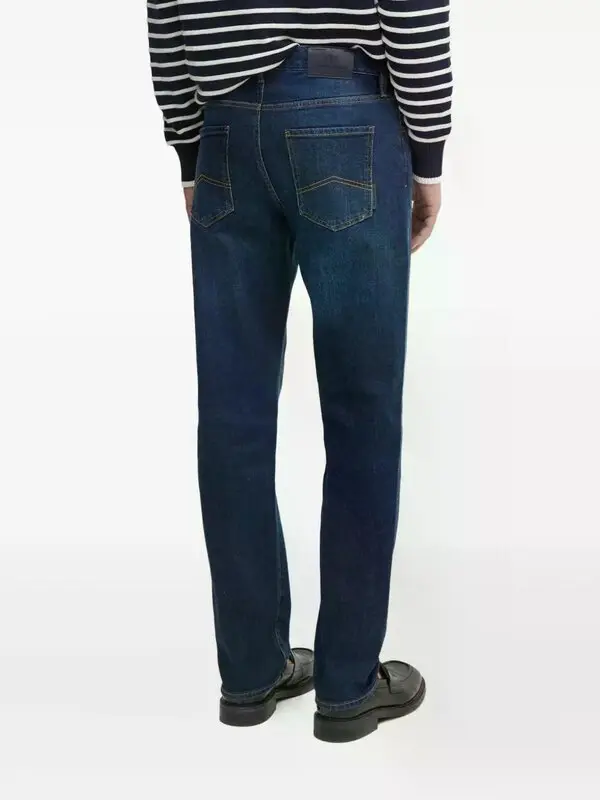 Armani Exchange Logo-embroidered Jeans