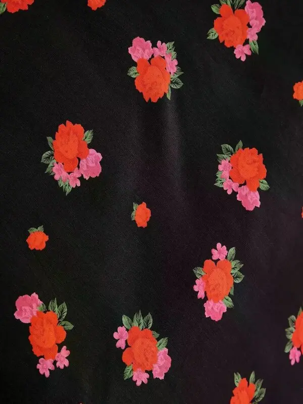 Bardot Floral-print Flared Skirt