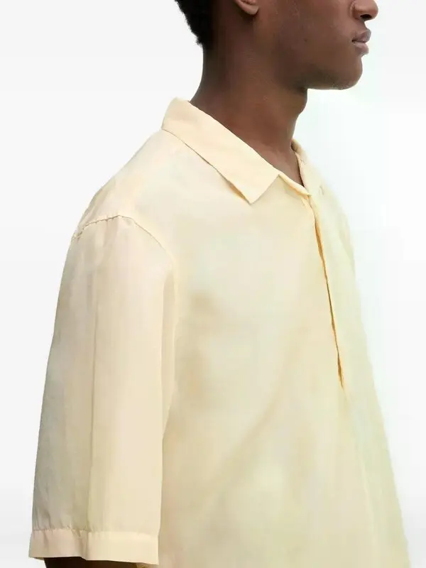 Barena Venezia Short-sleeve Silk Polo Shirt