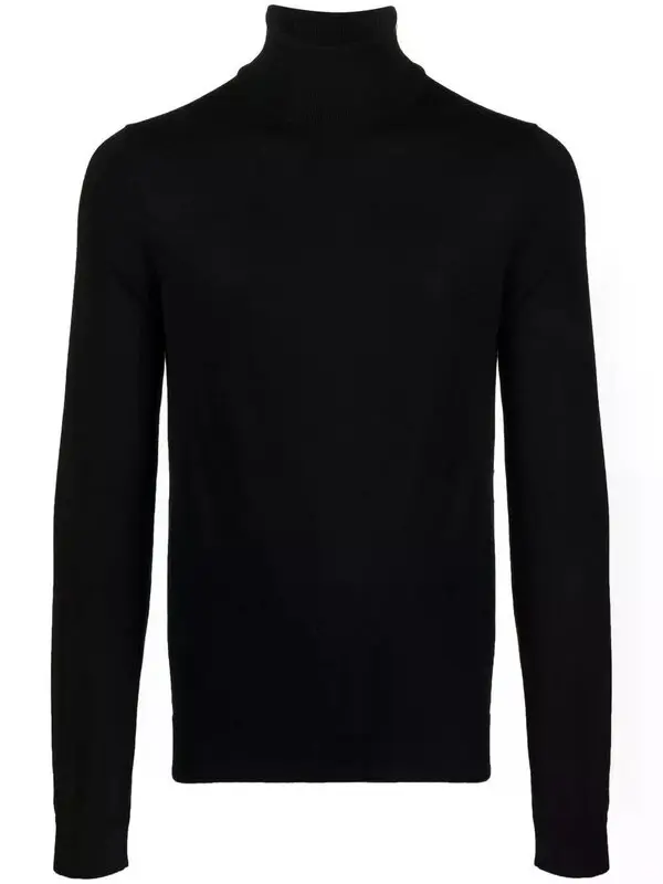 Hugo Virgin Wool Roll-neck Jumper