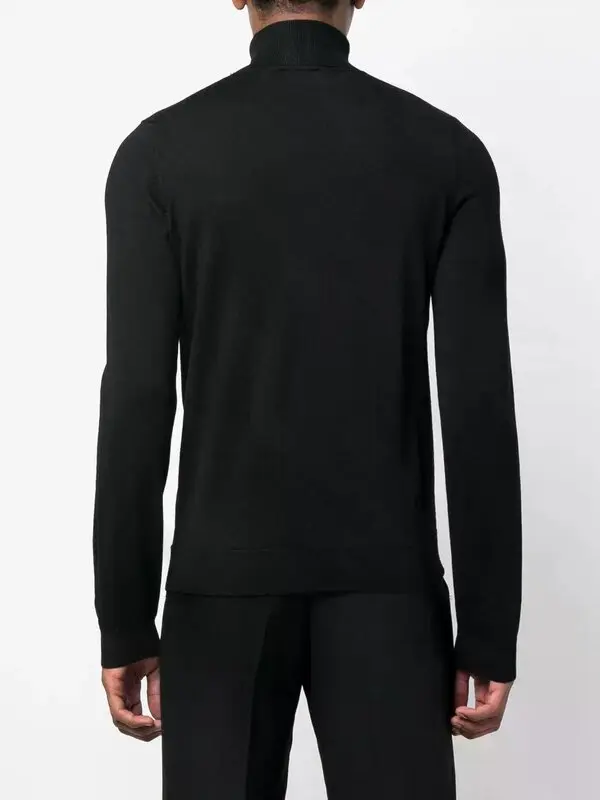Hugo Virgin Wool Roll-neck Jumper