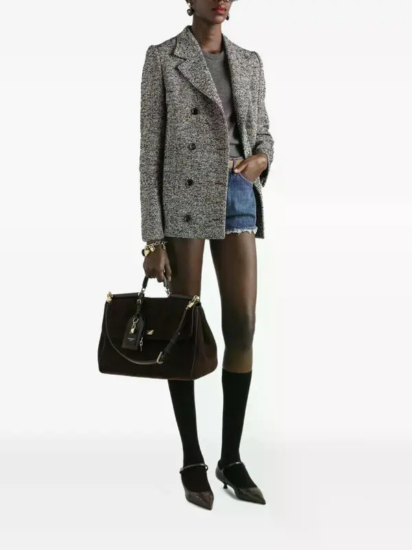 Dolce & Gabbana Frayed Denim Shorts