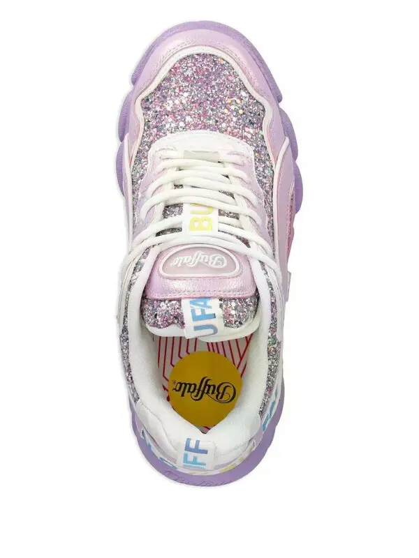 BUFFALO Chai Glitter Platform Sneakers