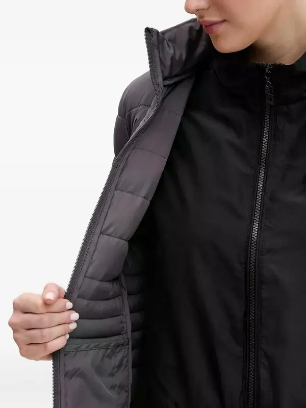 EA7 Quilted Logo-detail Jacket