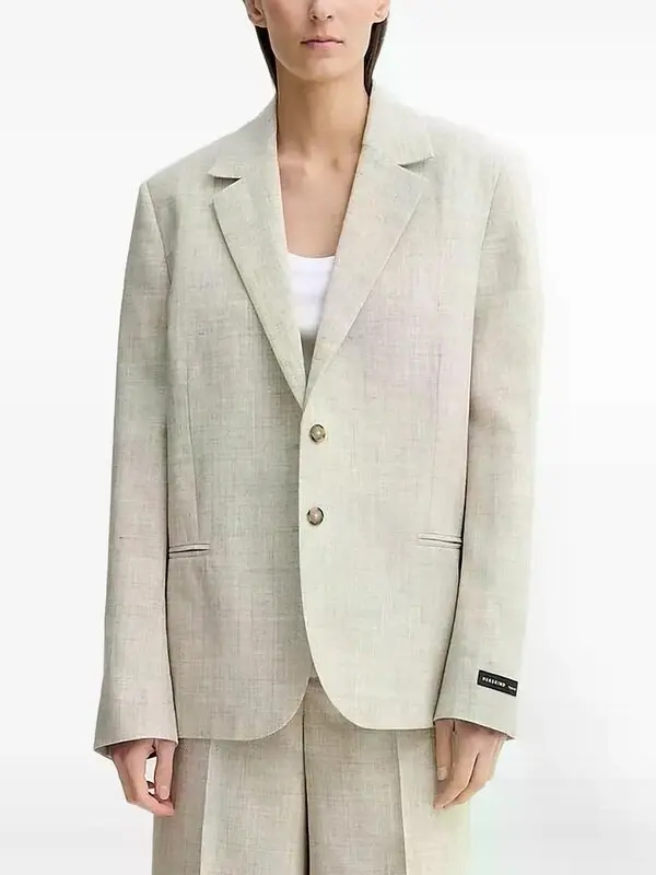 HERSKIND Notched-lapel Linen Blazer