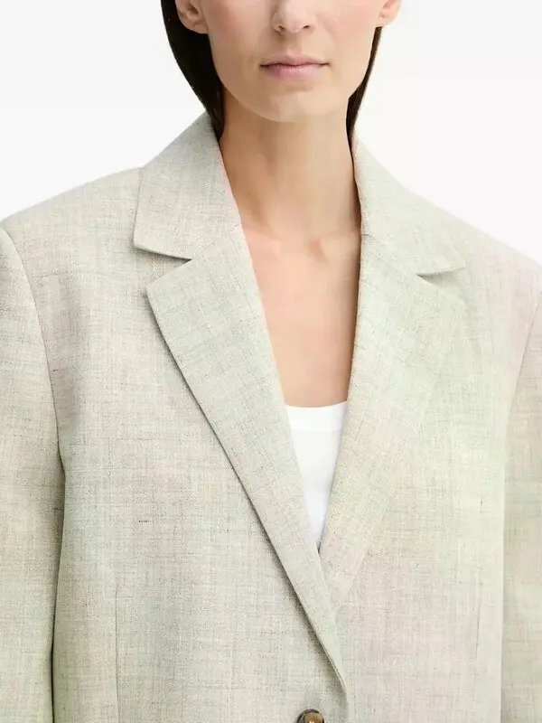 HERSKIND Notched-lapel Linen Blazer