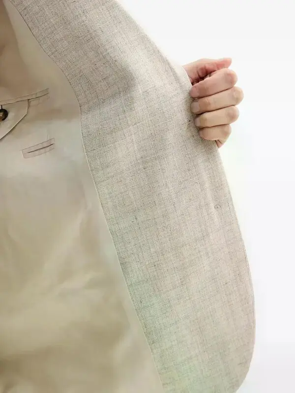 HERSKIND Notched-lapel Linen Blazer