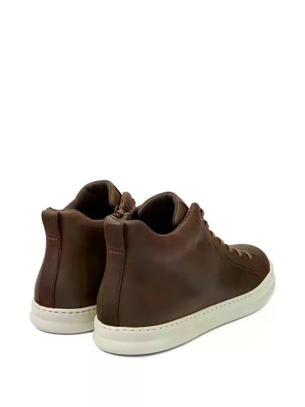 Camper Runner Lace-up Leather Sneakers - Brown