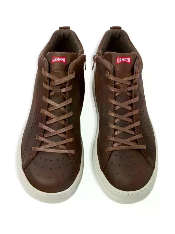 Camper Runner Lace-up Leather Sneakers - Brown