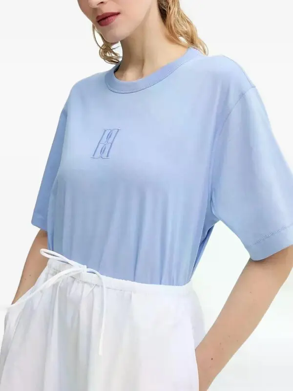 BY MALENE BIRGER Embroidered Short-sleeved T-shirt
