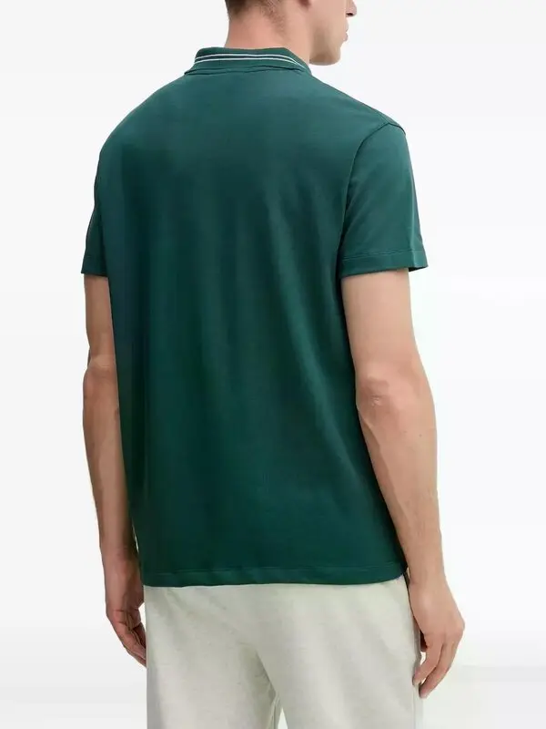 BALR. Logo-embroidered Polo Shirt - Green