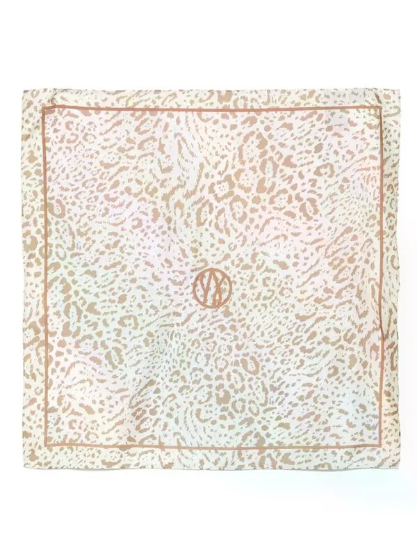 LESCARF Leopard-printed Scarf - Neutrals