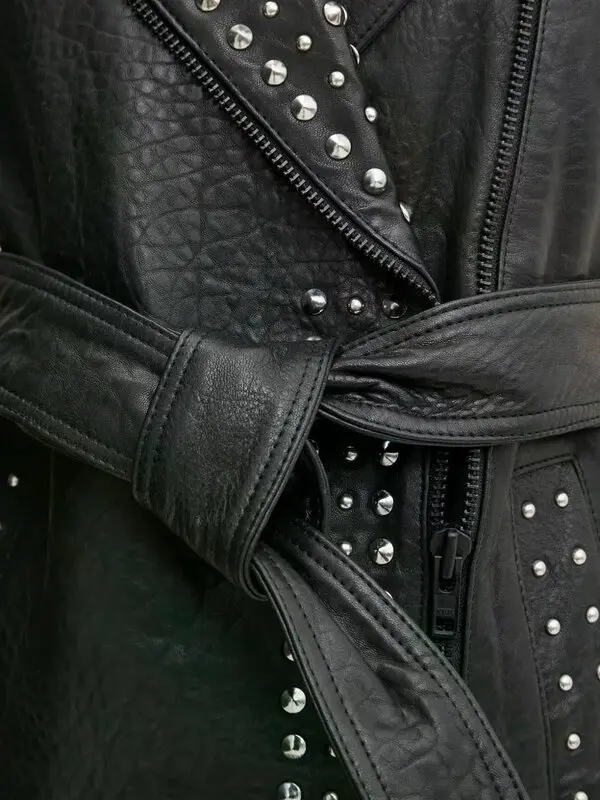 BRUUNS BAZAAR Studded Leather Vest