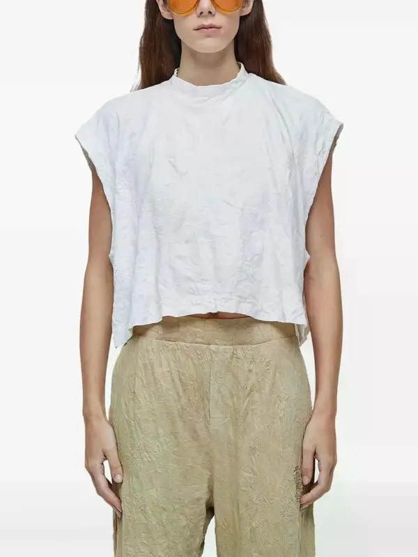 OSKLEN Wrinkle Mock-neck Top