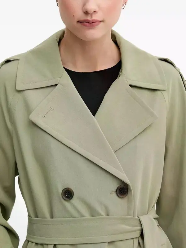 Dkny Belted Double-breasted Trench Coat