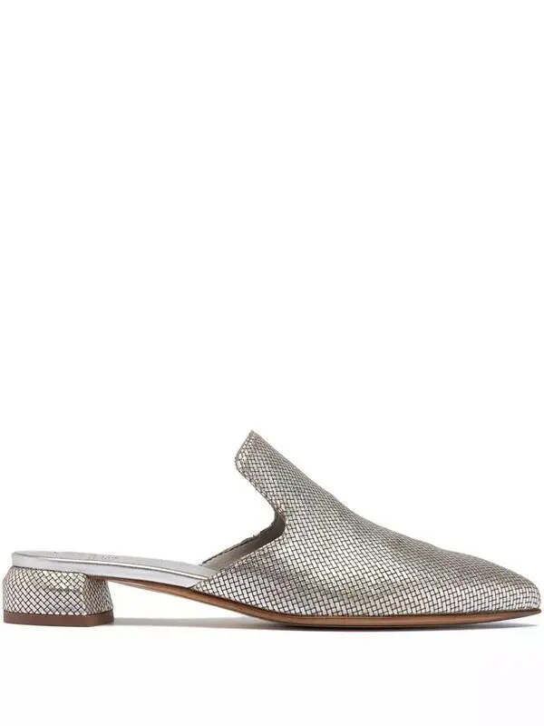 Officine Creative Woven Leather Mules