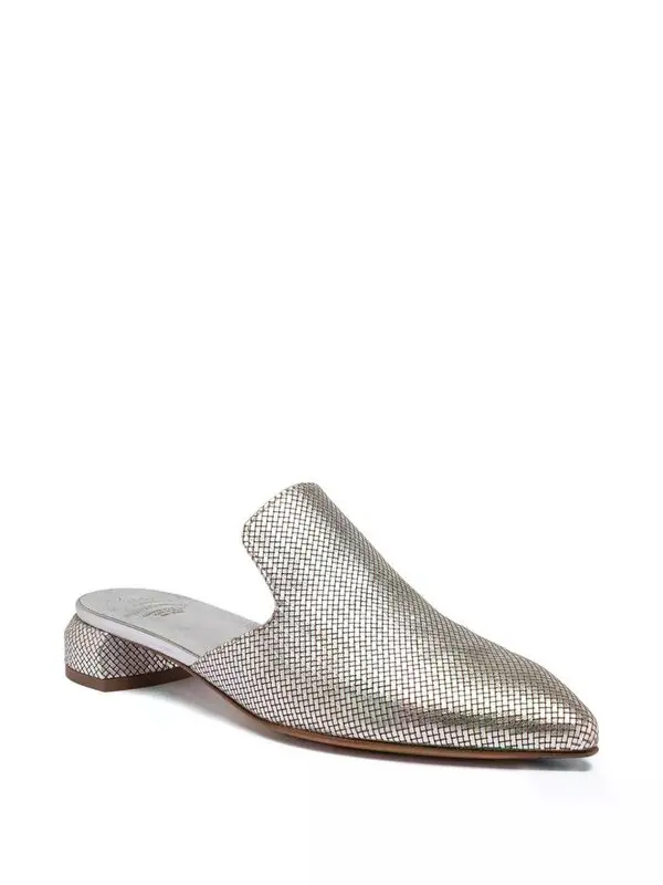 Officine Creative Woven Leather Mules