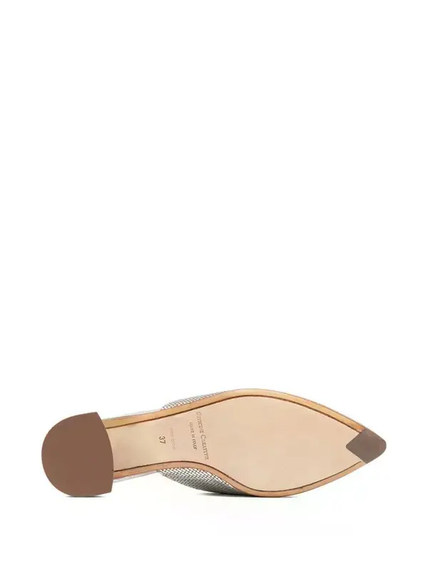 Officine Creative Woven Leather Mules