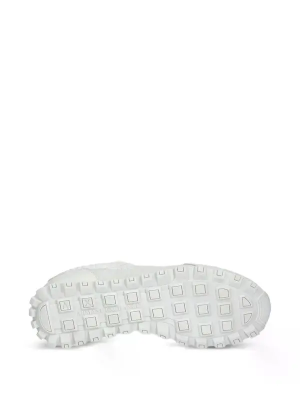 Armani Exchange Monogram-patterned Lace-up Sneakers