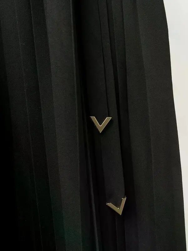 Valentino Garavani Pleated Midi Skirt